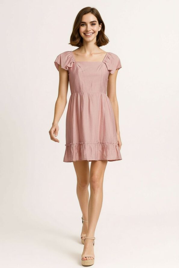 VESTIDO ESCOTE CUADRADO - LAOLA